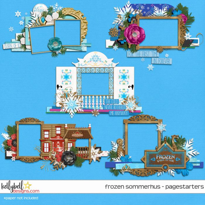 Frozen Sommerhus Page Starters - Kellybell Designs