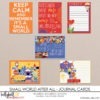 Small World After All Journal Cards – Kellybell Designs