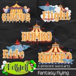 Fantasy Flying Word Art – Kellybell Designs