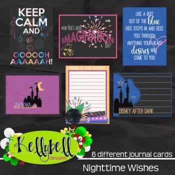 Nighttime Wishes! Journal Cards - Kellybell Designs
