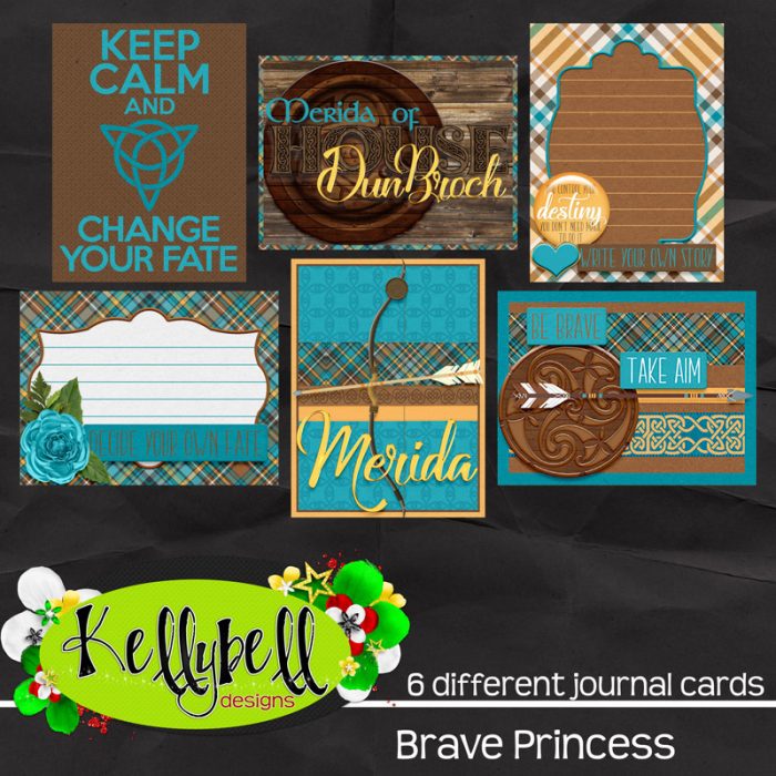 Brave Princess Journal Cards – Kellybell Designs