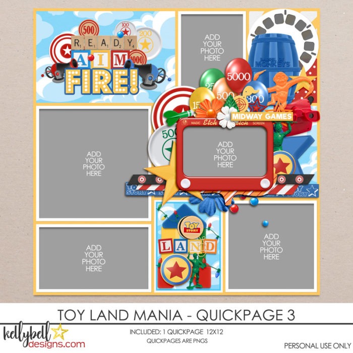 Toy Land Mania Kit - Kellybell Designs