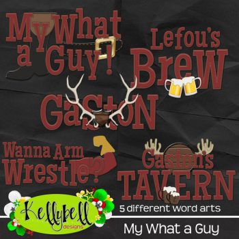 My What A Guy Word Art - Kellybell Designs