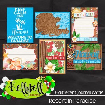 Resort In Paradise Journal Cards – Kellybell Designs