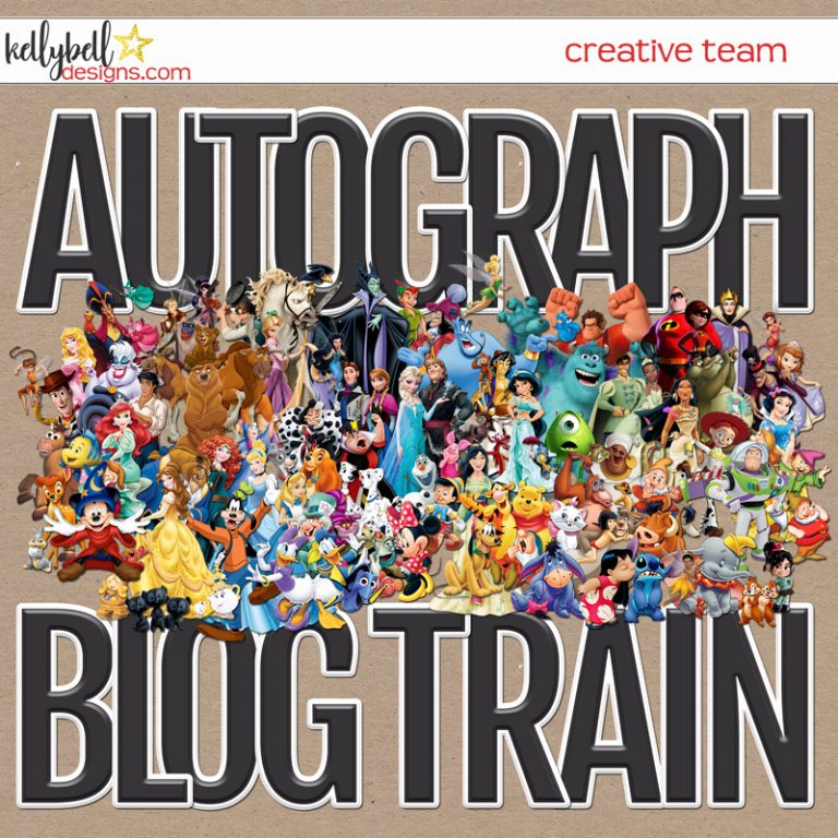 Creative Team Autograph Card Blog Train - Kellybell Designs