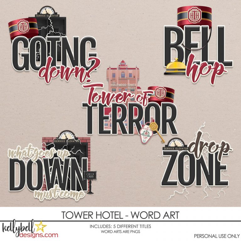 Tower Hotel Word Art – Kellybell Designs