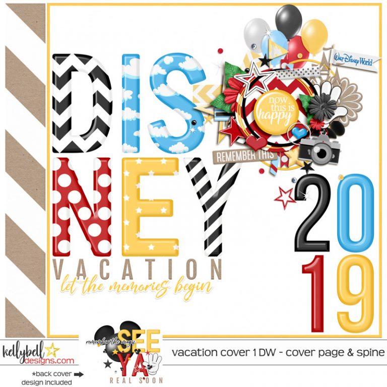 Vacation Cover 1 Disney World - Kellybell Designs