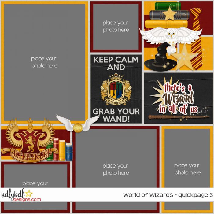 World Of Wizards Quickpage 3 – Kellybell Designs