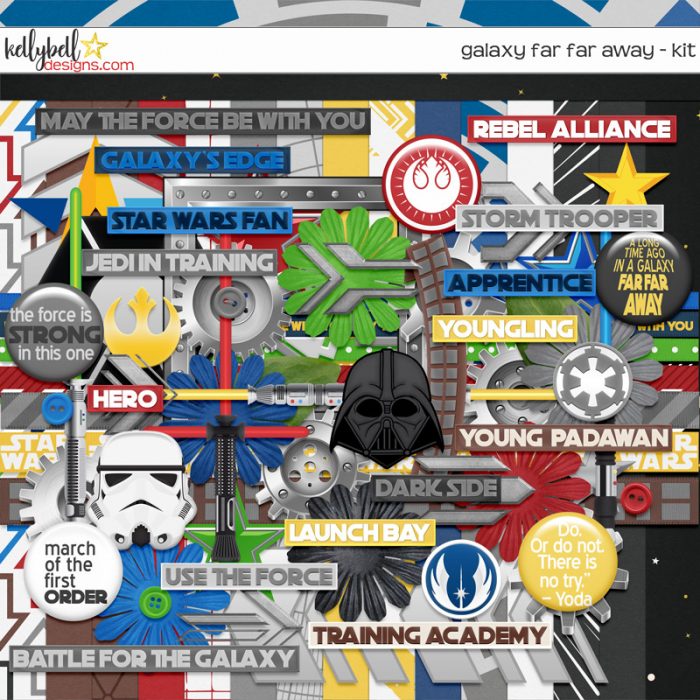 Galaxy Far Far Away Kit - Kellybell Designs