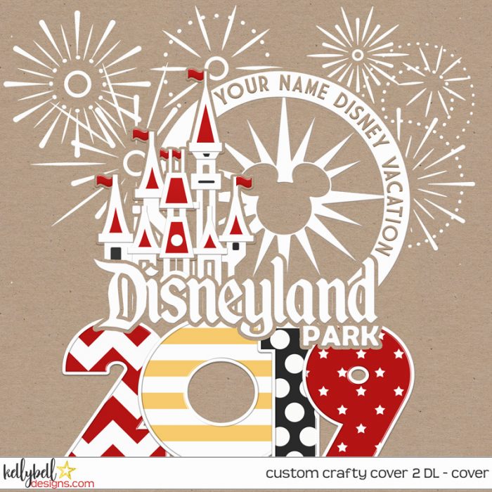 Custom Crafty Cover 2 Disneyland - Kellybell Designs