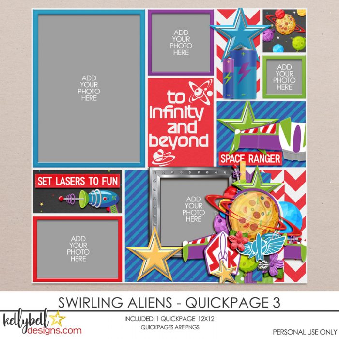 Swirling Aliens Kit - Kellybell Designs