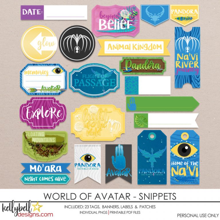 World of Avatar Snippets – Kellybell Designs