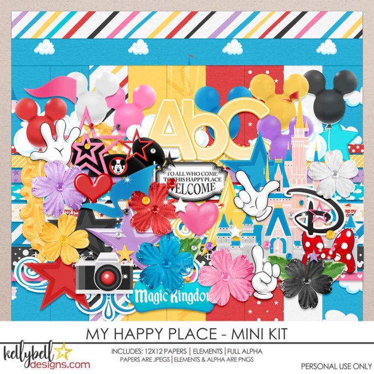 My Happy Place Mini Kit - Kellybell Designs