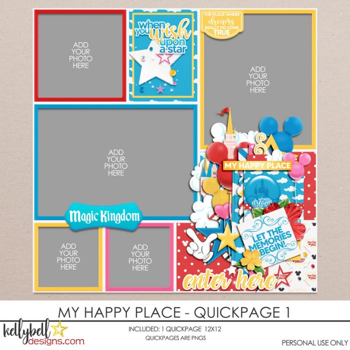 My Happy Place Mini Kit - Kellybell Designs