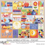 Small World After All Pocket – Kellybell Designs