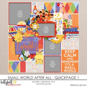 Small World After All Quickpage 1 – Kellybell Designs
