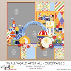 Small World After All Quickpage 2 – Kellybell Designs