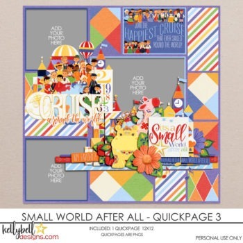 Small World After All Quickpage 3 - Kellybell Designs
