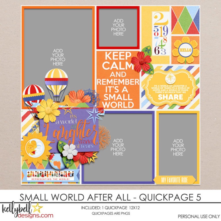 Remember the Magic- Small World After All - Kellybell Designs