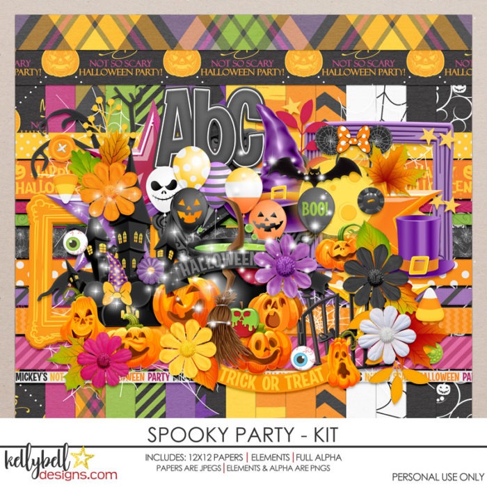 Spooky Party Kit - Kellybell Designs