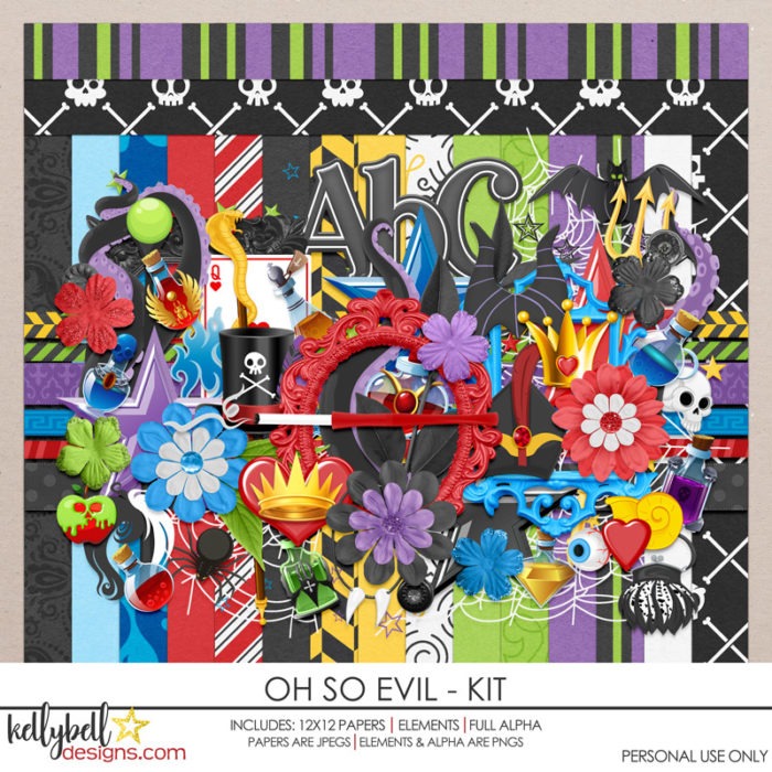 Oh So Evil Kit - Kellybell Designs