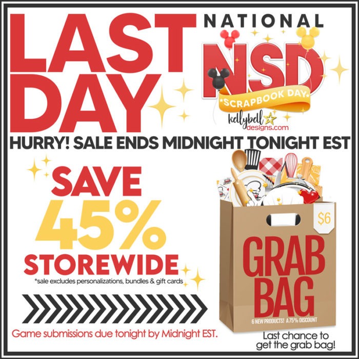 Last Day for NSD Sale and Events! - Kellybell Designs
