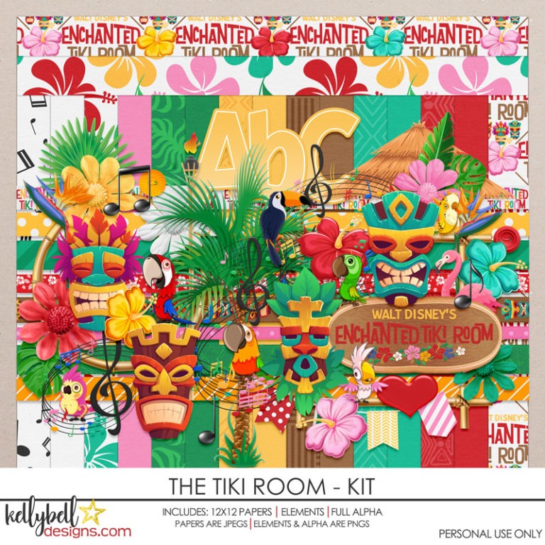 The Tiki Room Kit - Kellybell Designs