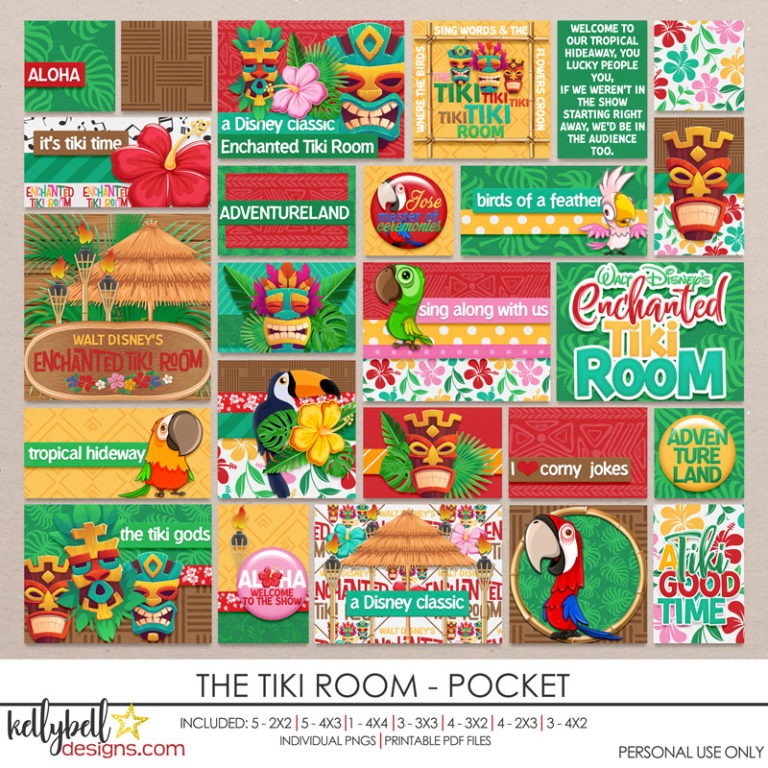 The Tiki Room Pocket – Kellybell Designs