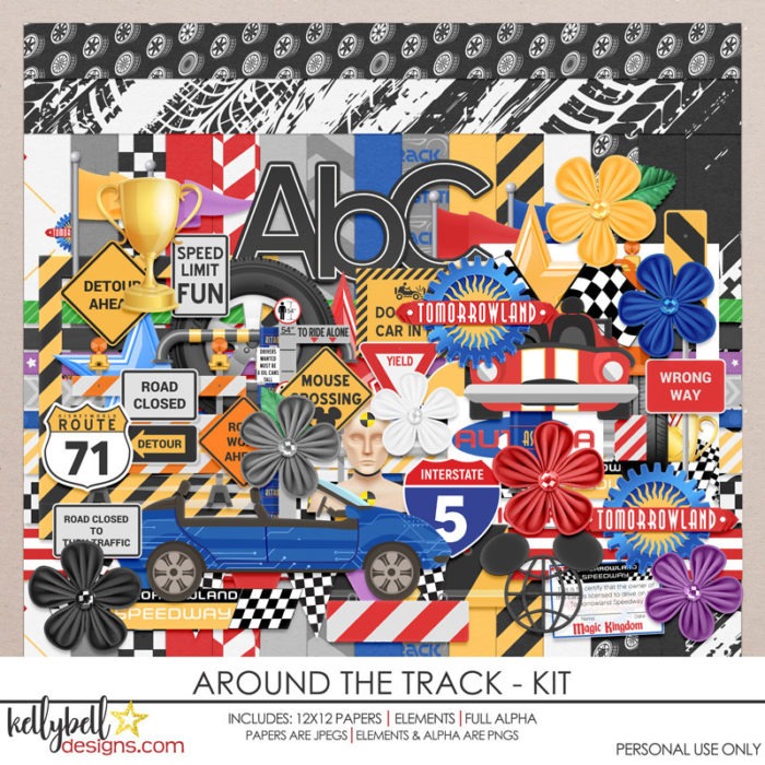 Around The Track Kit - Kellybell Designs
