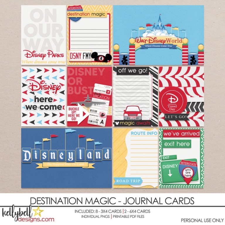 Destination Magic Journal Cards – Kellybell Designs