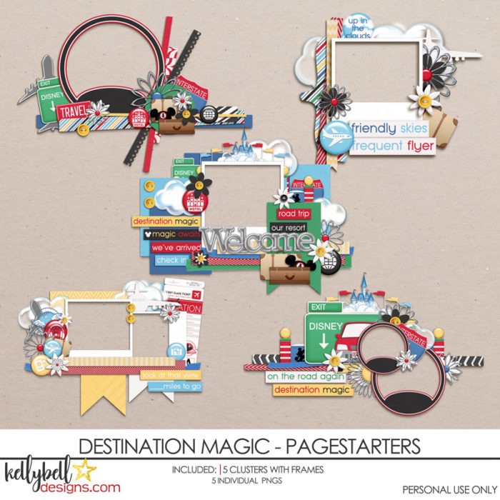 Destination Magic Page Starters – Kellybell Designs