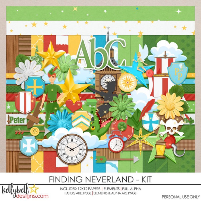 Finding Neverland Kit - Kellybell Designs