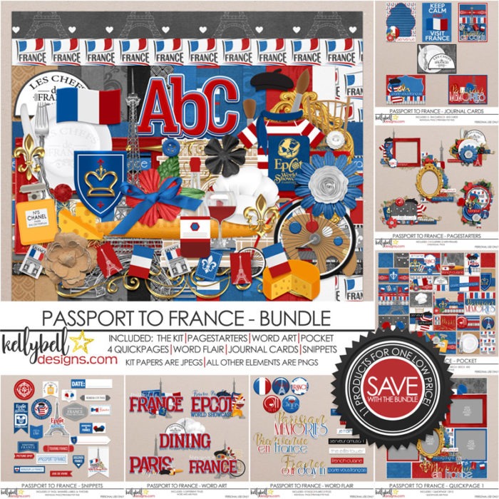 Passport to France Bundle – Kellybell Designs