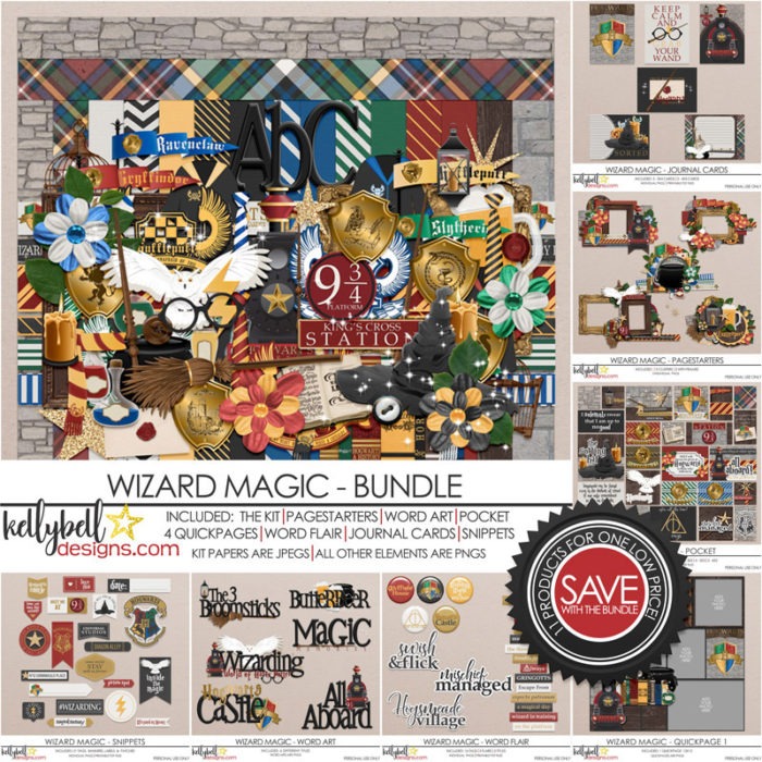 Wizard Magic Bundle - Kellybell Designs