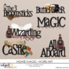 Wizard Magic Word Art - Kellybell Designs