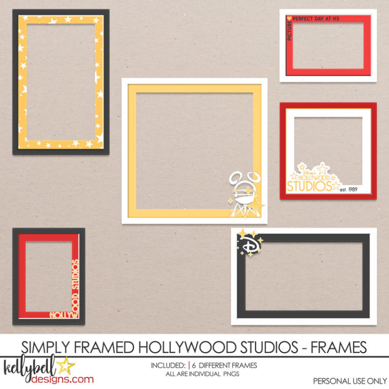Simply Framed Hollywood Studios Frames – Kellybell Designs