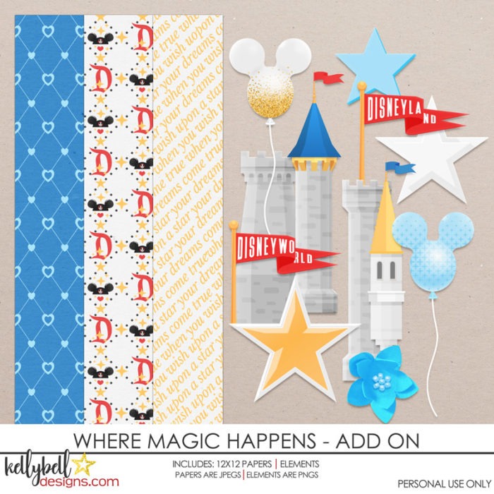 Where Magic Happens Add-On - Kellybell Designs