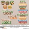 Checking In Wilderness Lodge Word Flair - Kellybell Designs