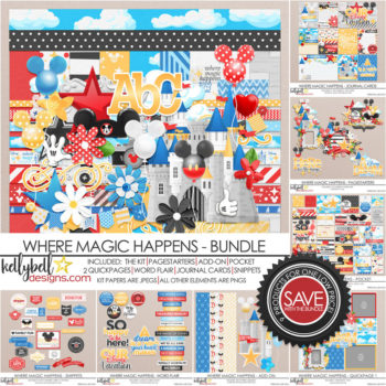 Where Magic Happens Bundle - Kellybell Designs