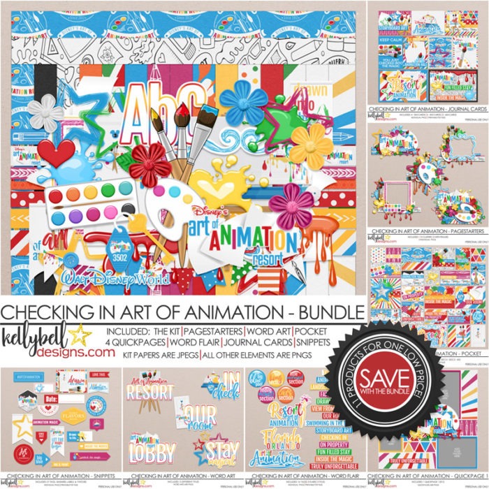 Checking In Art of Animation Bundle - Kellybell Designs