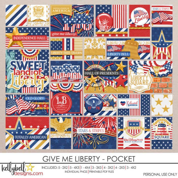 Give Me Liberty Pocket - Kellybell Designs