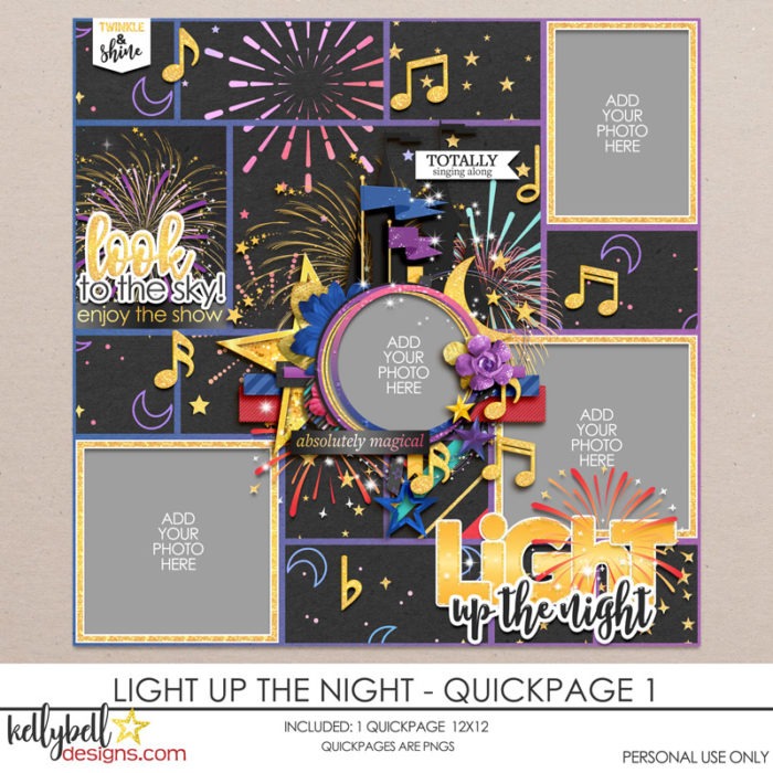 Light Up The Night Quickpage 1 – Kellybell Designs