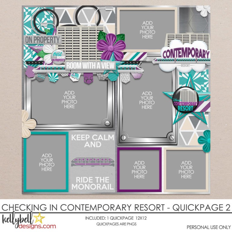 Checking In Contemporary Resort Kit - Kellybell Designs
