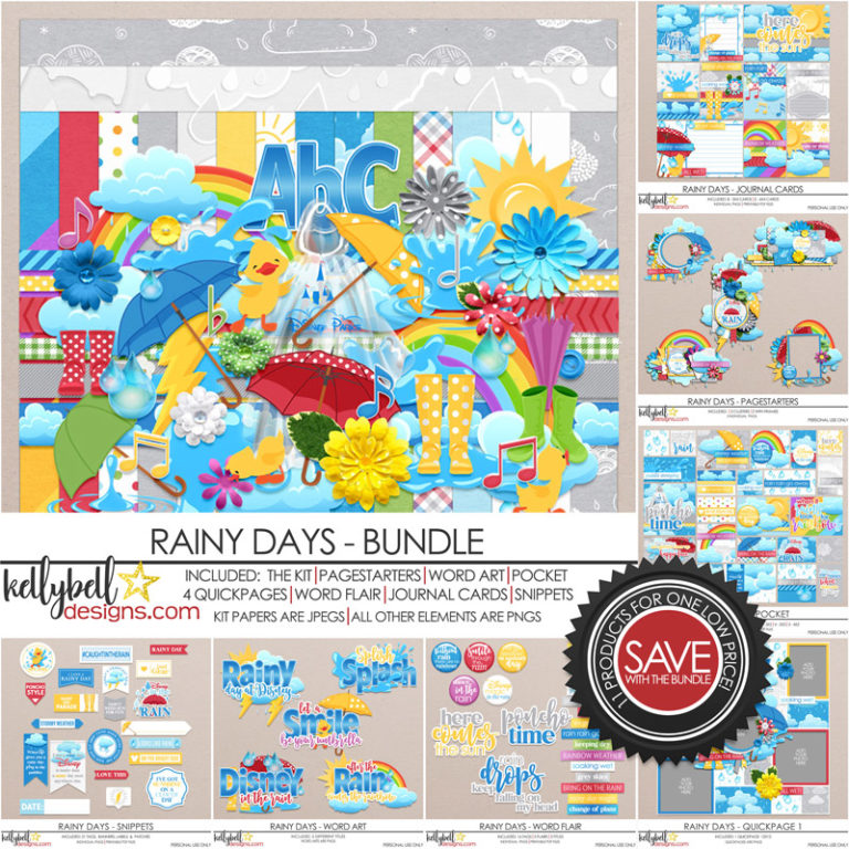 Rainy Days Bundle – Kellybell Designs