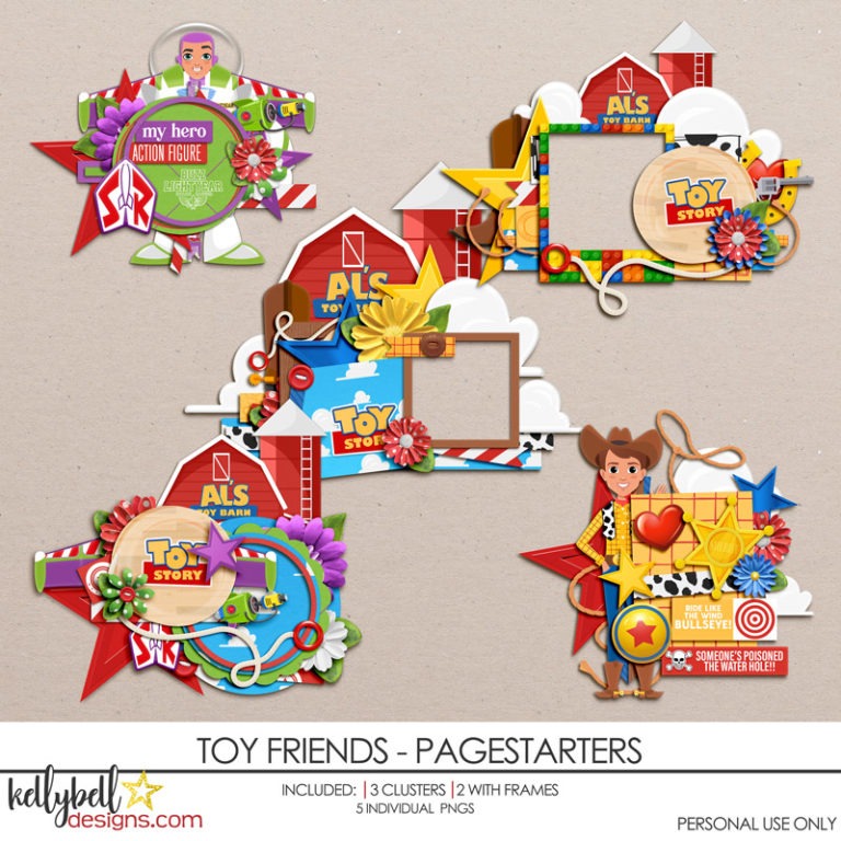 Toy Friends Mini Kit - Kellybell Designs