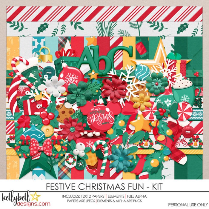 Festive Christmas Fun Kit - Kellybell Designs