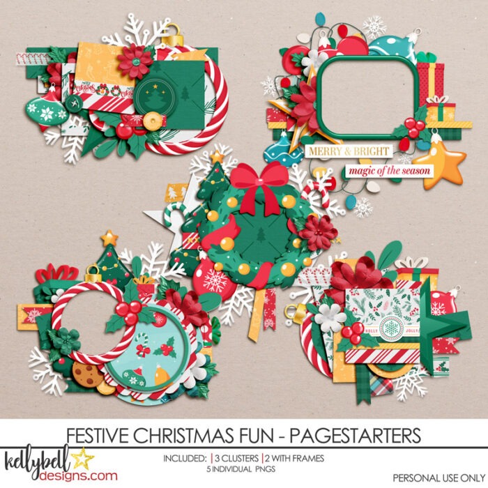 Festive Christmas Fun Kit - Kellybell Designs