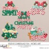 Festive Christmas Fun Word Art - Kellybell Designs