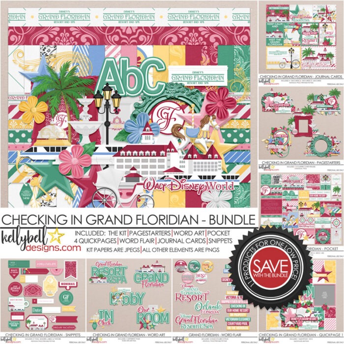 Checking In Grand Floridian Bundle – Kellybell Designs
