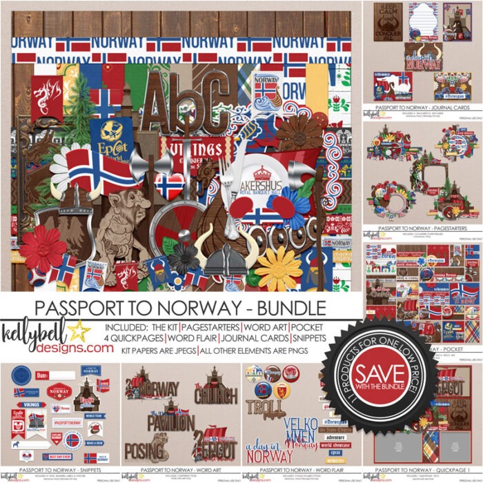 Passport to Norway Bundle - Kellybell Designs